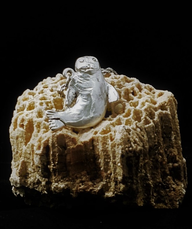 Monk Seal Necklace - Sheldon Pewter